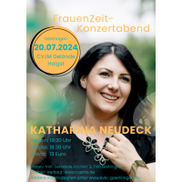 Konzertabend mit Katharina Neudeck Gärtringen 20.07.2024 | cvents