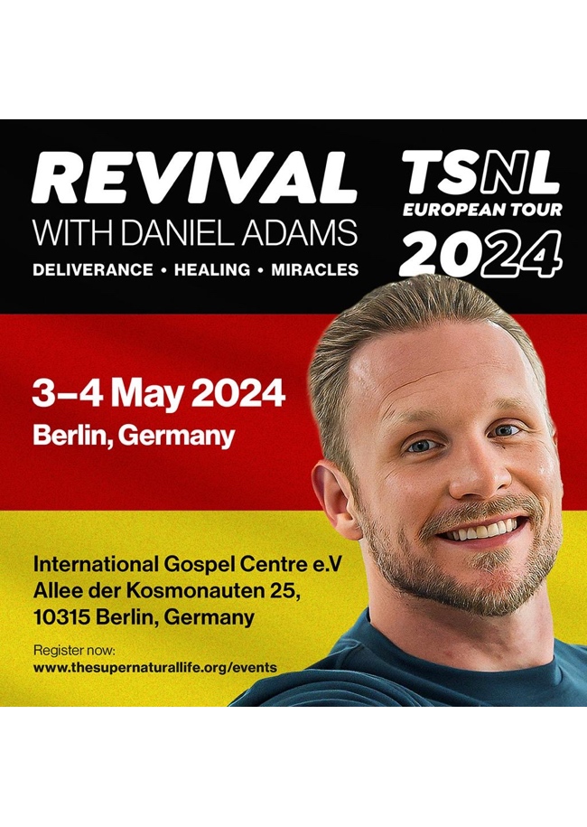 TSNL - Daniel Adam’s Revival Tour Tickets | cvents